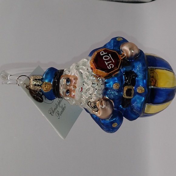 Christopher Radko | Holiday | Christopher Radko Blown Glass Police ...